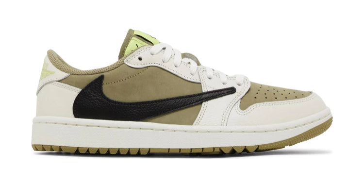 Jordan 1 Low Golf x Travis Scott 'Neutral Olive' – Hyper Kicks Mania